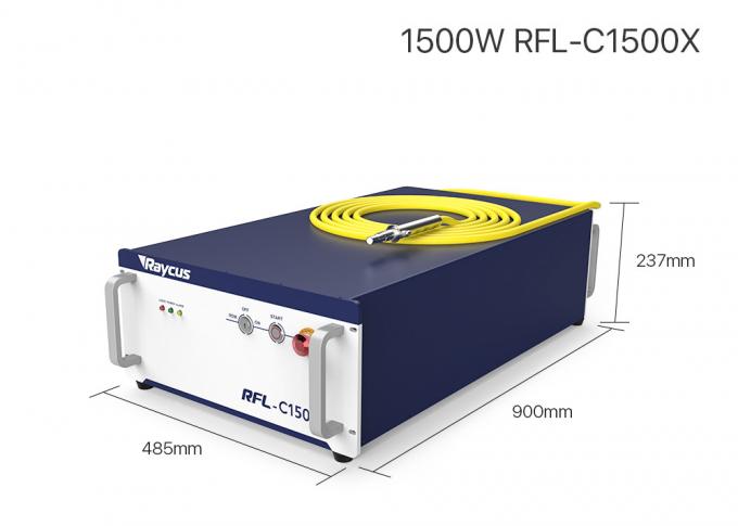 CW Modulated Raycus Fiber Laser Generator 1500W For Laser Cutting Machine