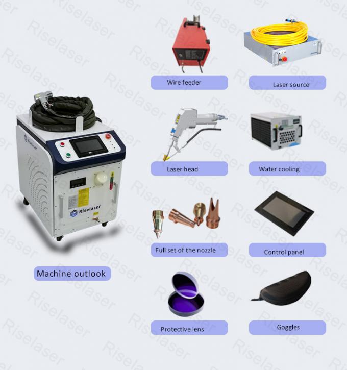3 In 1 1500w Manual Laser Welding Machine Handheld Welding Machine